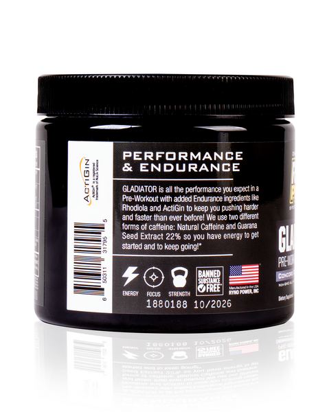 Ryno Power - Gladiator Pre-Workout – Ryno Power Canada